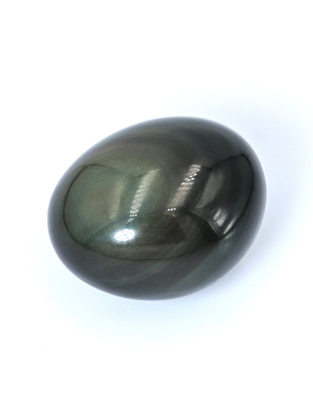 Обсидиан Радужный галтовка, натуральный камень/минерал (5-10 г, 18-23 мм)