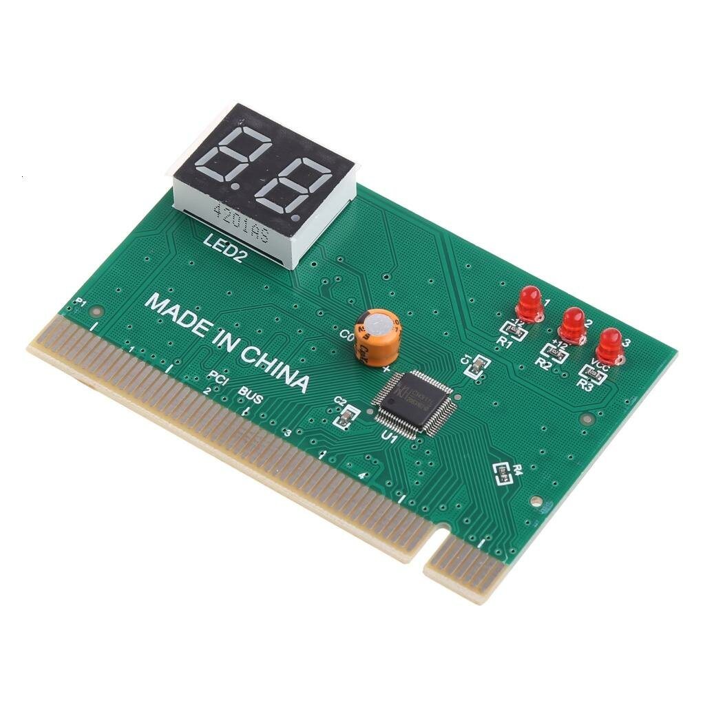 Диагностическая карта PCI/LPC с индикатором POST, Черный