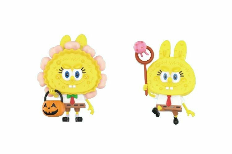 Фигурка унисекс POP MART Labubu The Monsters SpongeBob Squidward x Tycoco, yellow