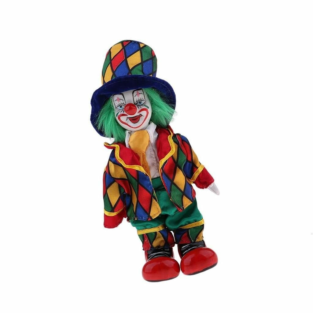 Фигурка клоуна из фарфора