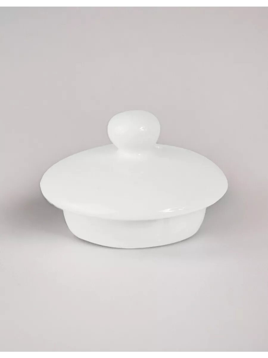 Крышка для чайника Kunstwerk 800мл, 73х73мм, фарфор, белый