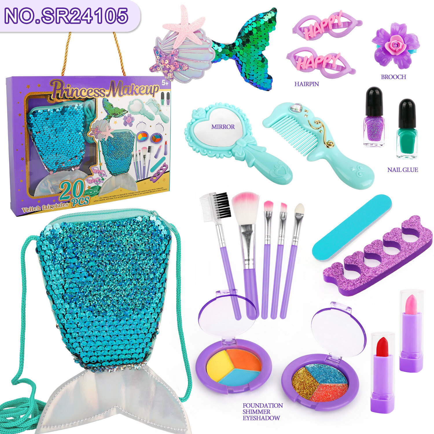 Разнообразие детских наборов для маникюра и макияжа, имитация детской косметики, игрушки для создания маникюра своими руками и ролевых игр.