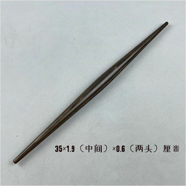 Валик для раскатки теста из палисандра, валик для раскатки теста из массива дерева, валик из красного дерева для домашнего использования, валик из эбенового дерева с двумя заостренными концами, специально для ресторанов, ручная работа.