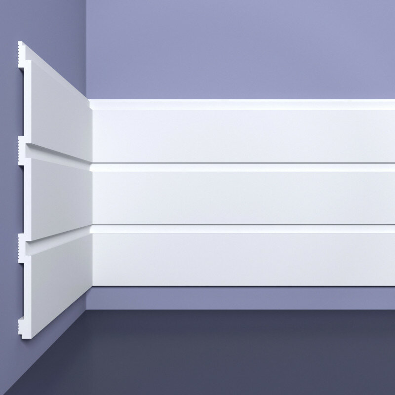 Стеновая панель 2000х14х200 мм DD-0099СП02/2 3D под покраску реечная из дюрополимера