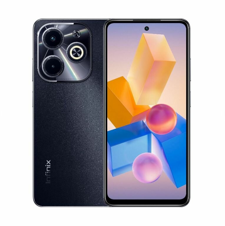 6,56" Смартфон Infinix Hot 40i 8/256 ГБ (X6528B) 2023, черный