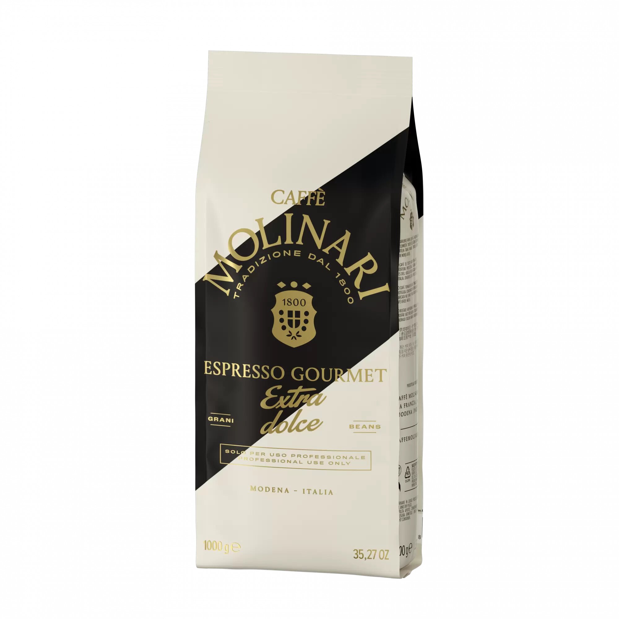 Кофе в зернах Molinari Gourmet / Extra Dolce 100% Arabica 1кг