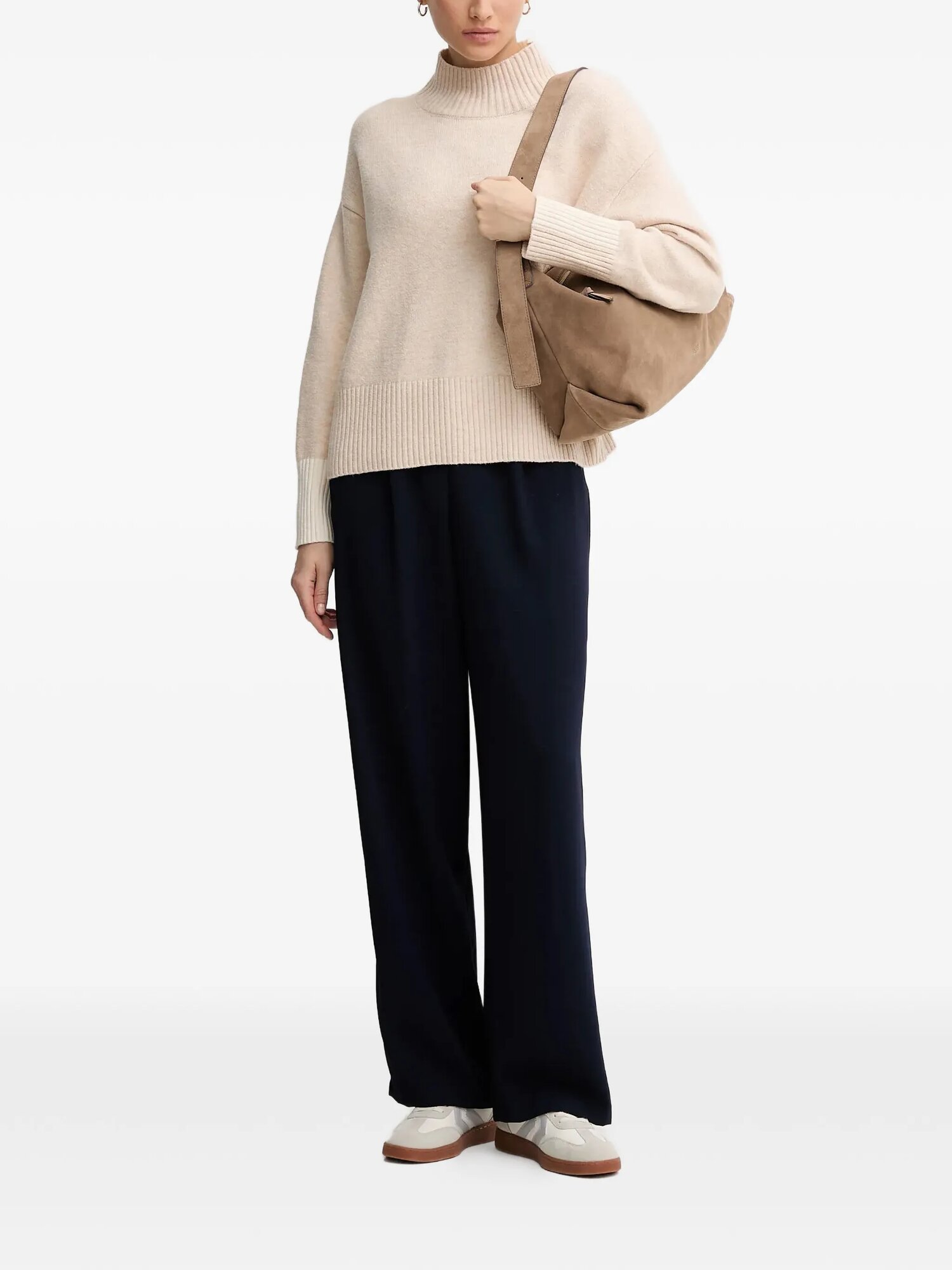 Свитер Marc Aurel Turtleneck ribbed sweater, размер 46, , разноцветный — фото 1