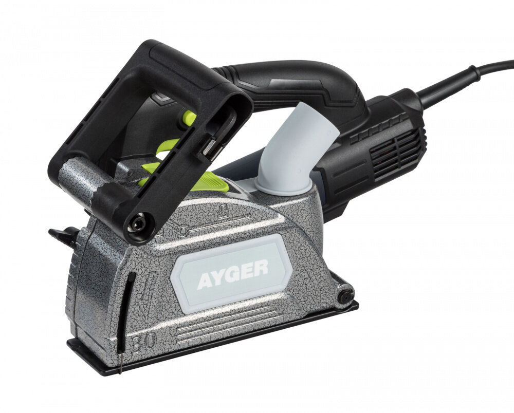 Штроборез Ayger APM1400/125, 1400Вт, диск 125мм, плавный пуск