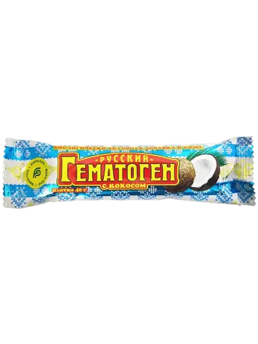 Гематоген Русский с Кокосом 40г