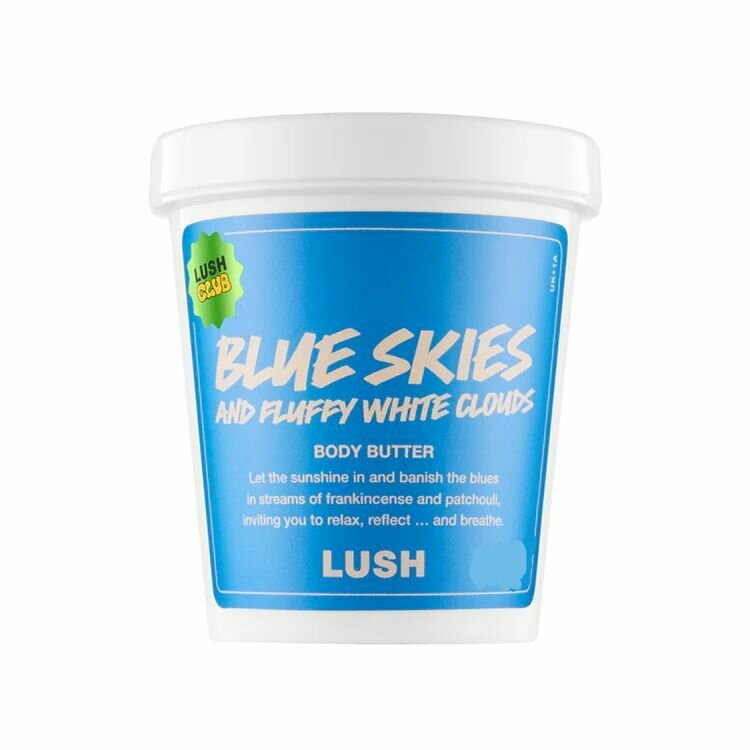 Крем для тела LUSH Blue Skies & Fluffy White Clouds - 100g