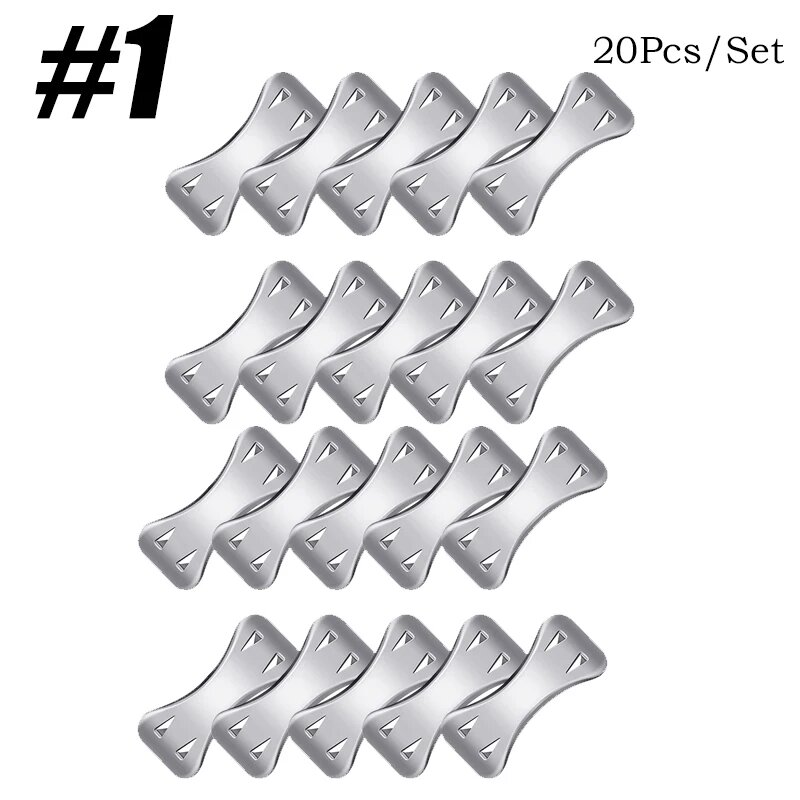 20 шт./набор, эластичные зажимы для хранения 1