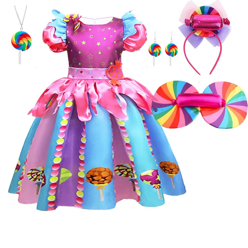 Костюм феи принцессы MESOQ для девочек L(6-8T), dress style C 02