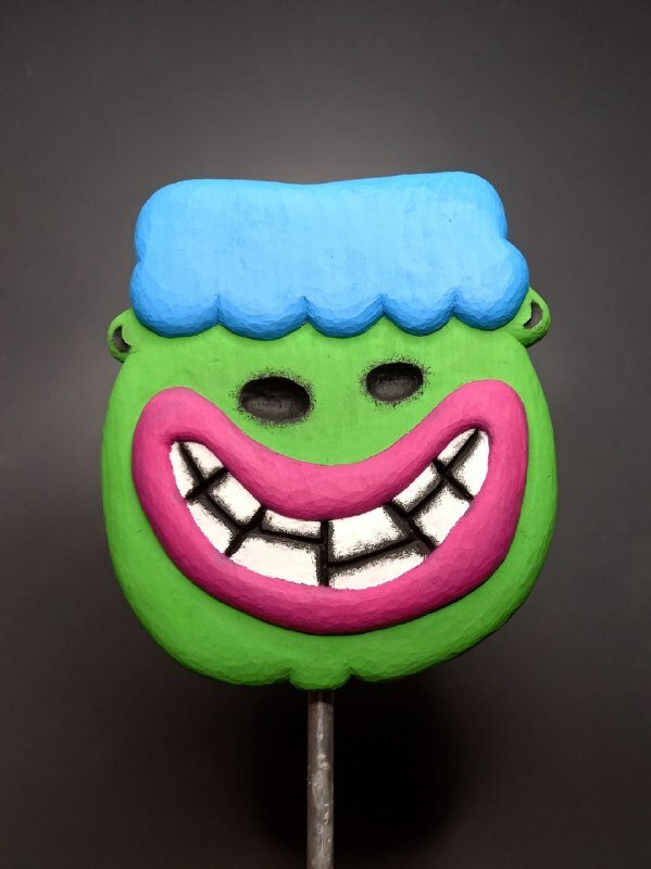 Настенная маска /панно деревянная на стену для дома и офиса / украшение настенное