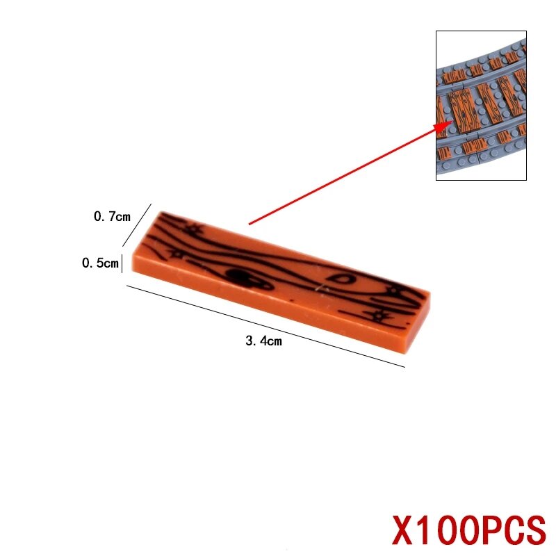 Городские поезда гибкие рельсы PJ02, 100 шт.