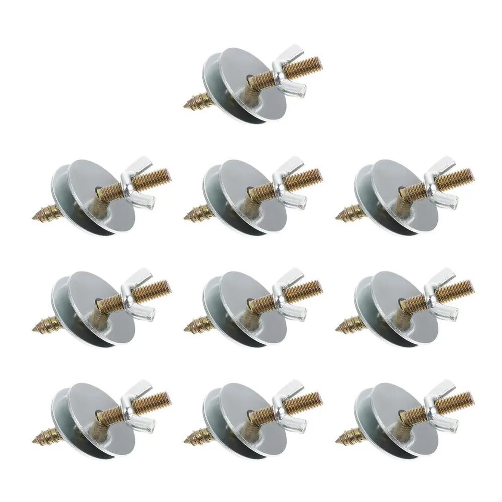 Набор крепежа для жердочек попугаев: 10 винтов и гаек для создания прочных и безопасных присадок в клетке.