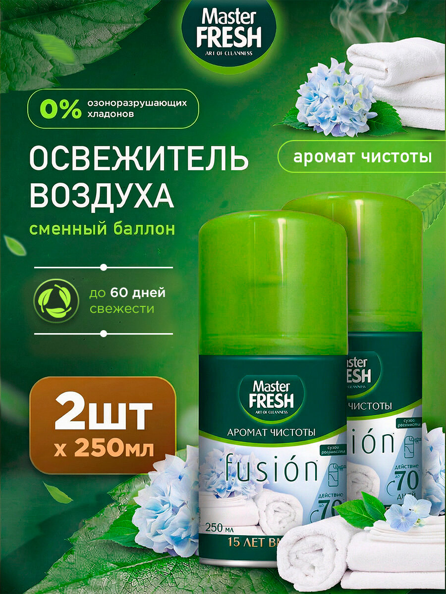 Набор освежителей воздуха Master Fresh Аромат чистоты 250мл*2шт
