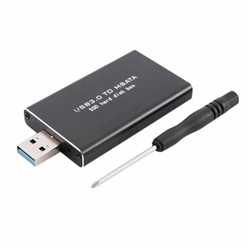Корпус для твердотельного накопителя USB 3.0 - MSATA с интерфейсом MSATA и USB 3.0 - MSATA