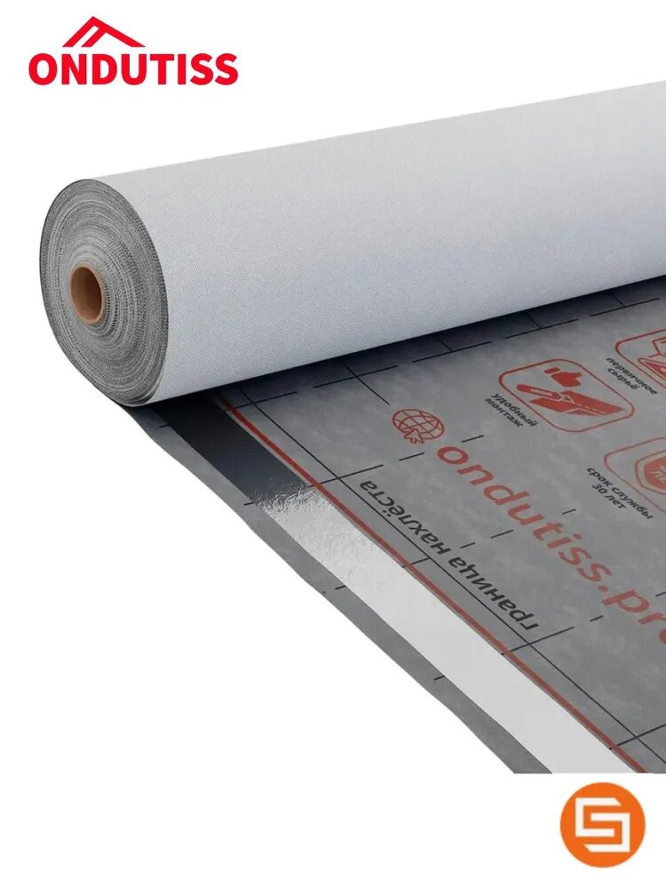ONDUTISS SMART AM 70м2, 1шт мембрана супердиффузионная / Гидро-ветрозащитная паропроницаемая пленка Ондутис Смарт АМ