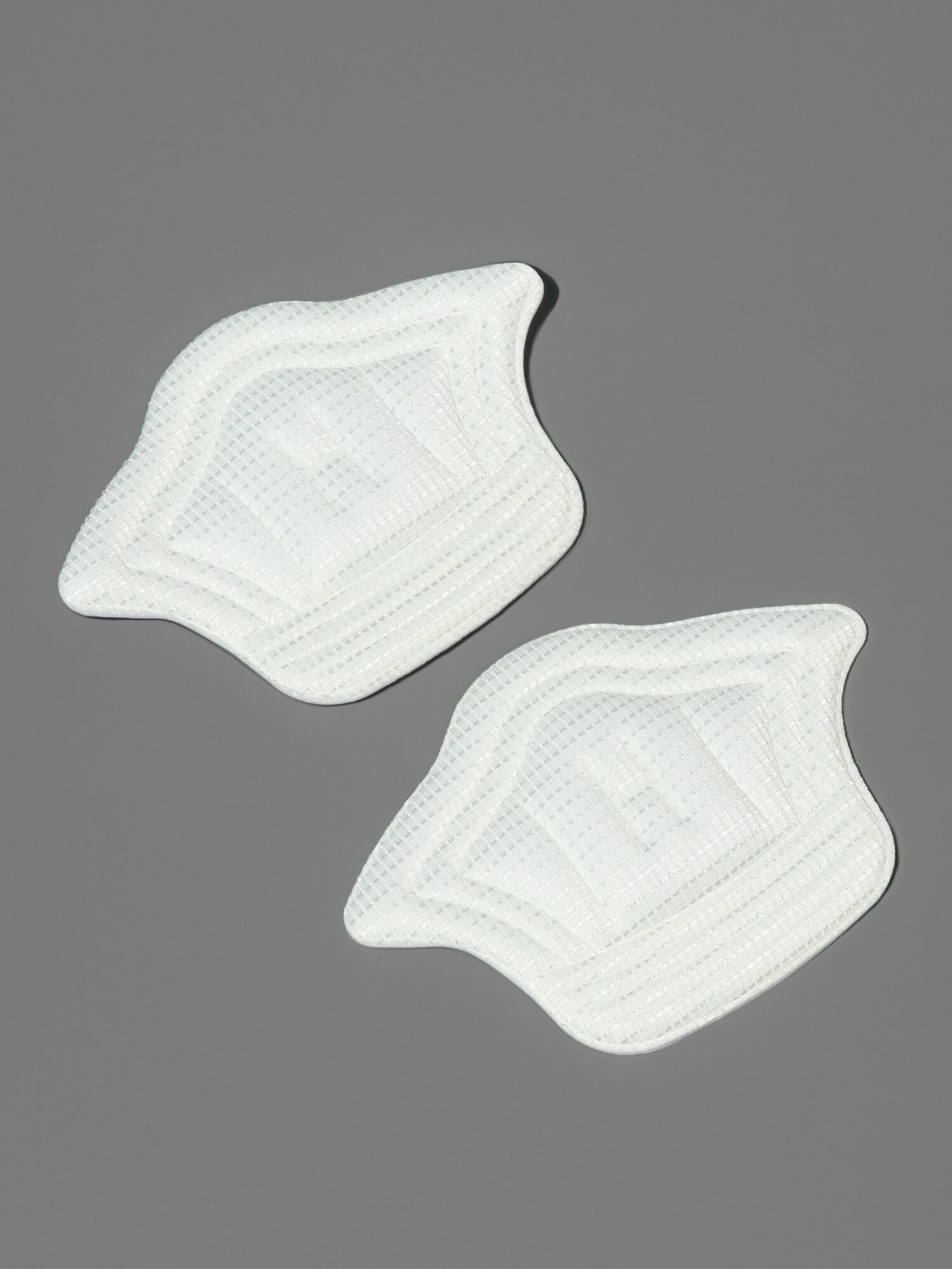 Набор пяткоудерживателей для обуви, 2 пары, на клеевой основе, 11 х 7.8 см, белые