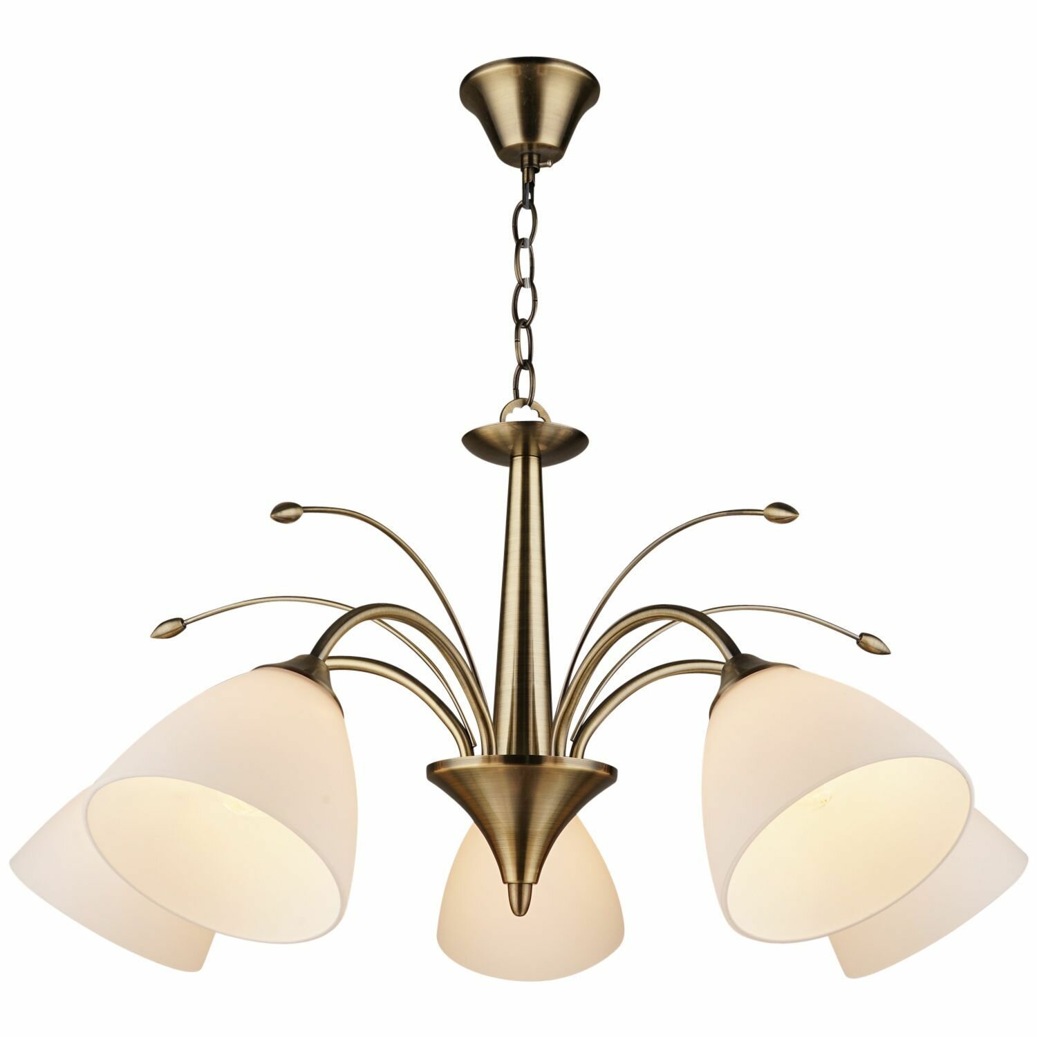 Люстра подвесная, CC11869/5 AB, Цвет - Бронза, E27