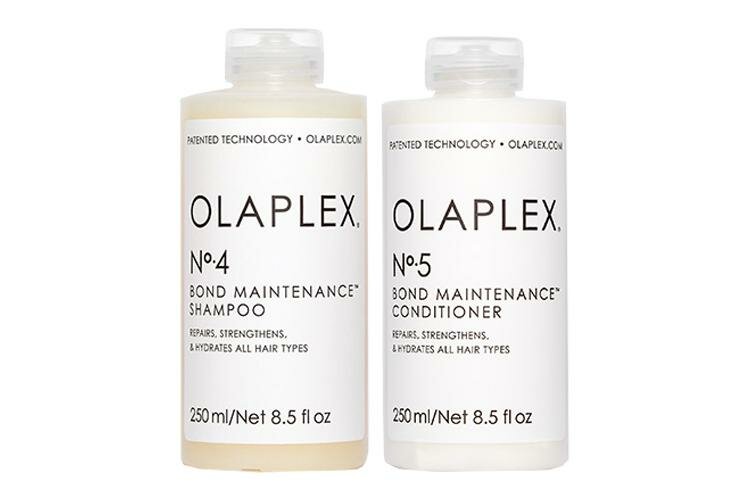 Набор шампунь и кондиционер женский OLAPLEX №4 Шампунь и №5 Кондиционер, по 100 мл, освежающая очистка