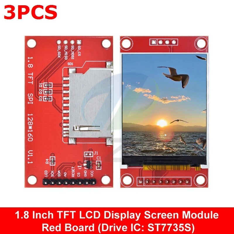 3шт 1.8" TFT LCD экран модуль ST773S Red Board