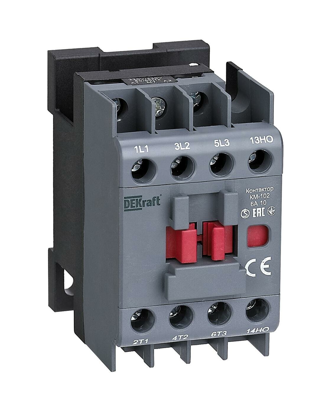 Контактор 9А 220В/230В АС3 АС4 1НО КМ-102 22001DEK