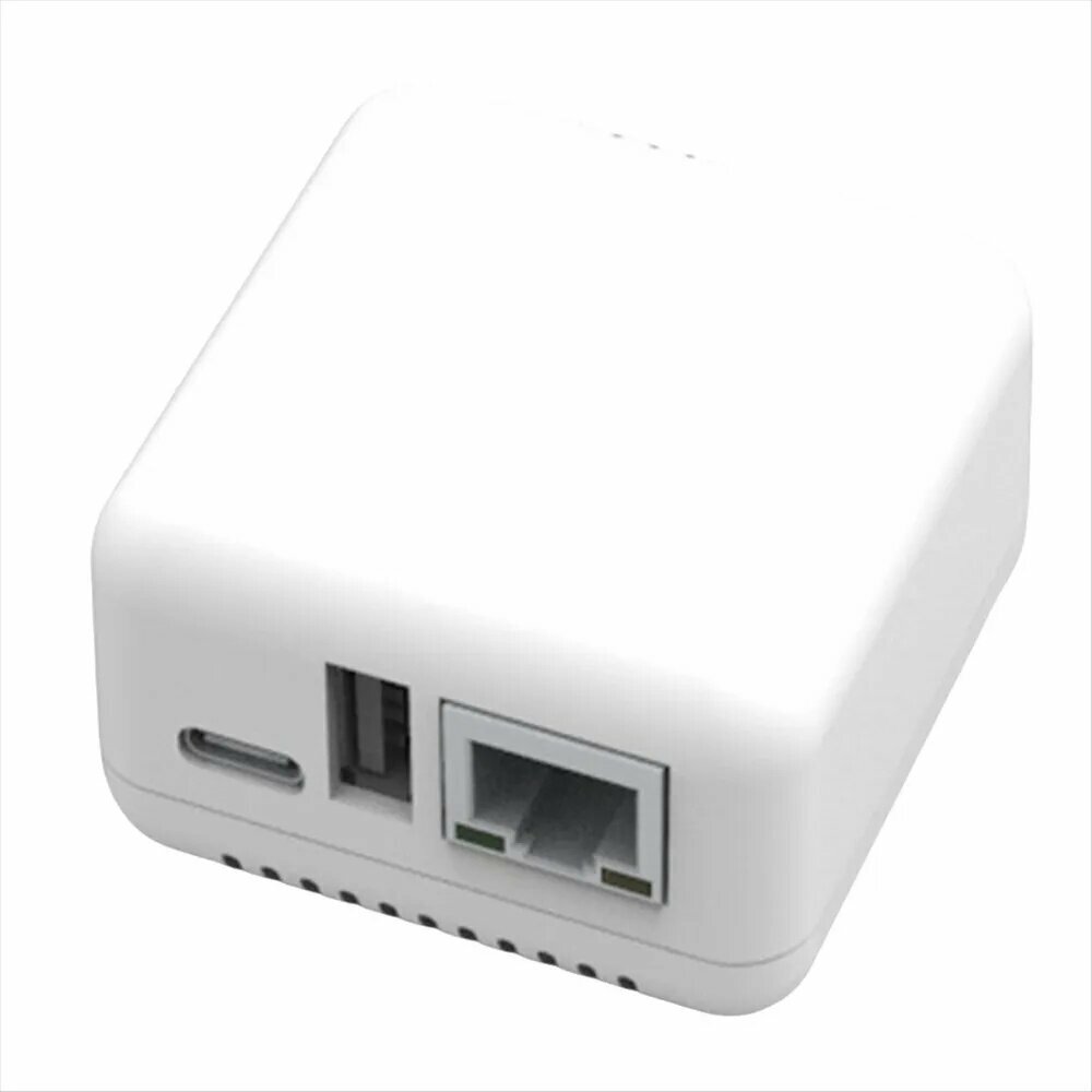 X91pcs NP330 USB 2.0 Server USB2.0 Mini Printer 100 Мбит / С RJ45 Соединение Для Android -Телефоны Eu Plugure