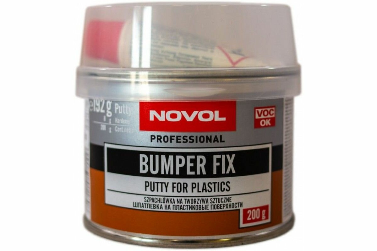 Шпатлевка NOVOL Bumper Fix (для пластика) 0,2кг