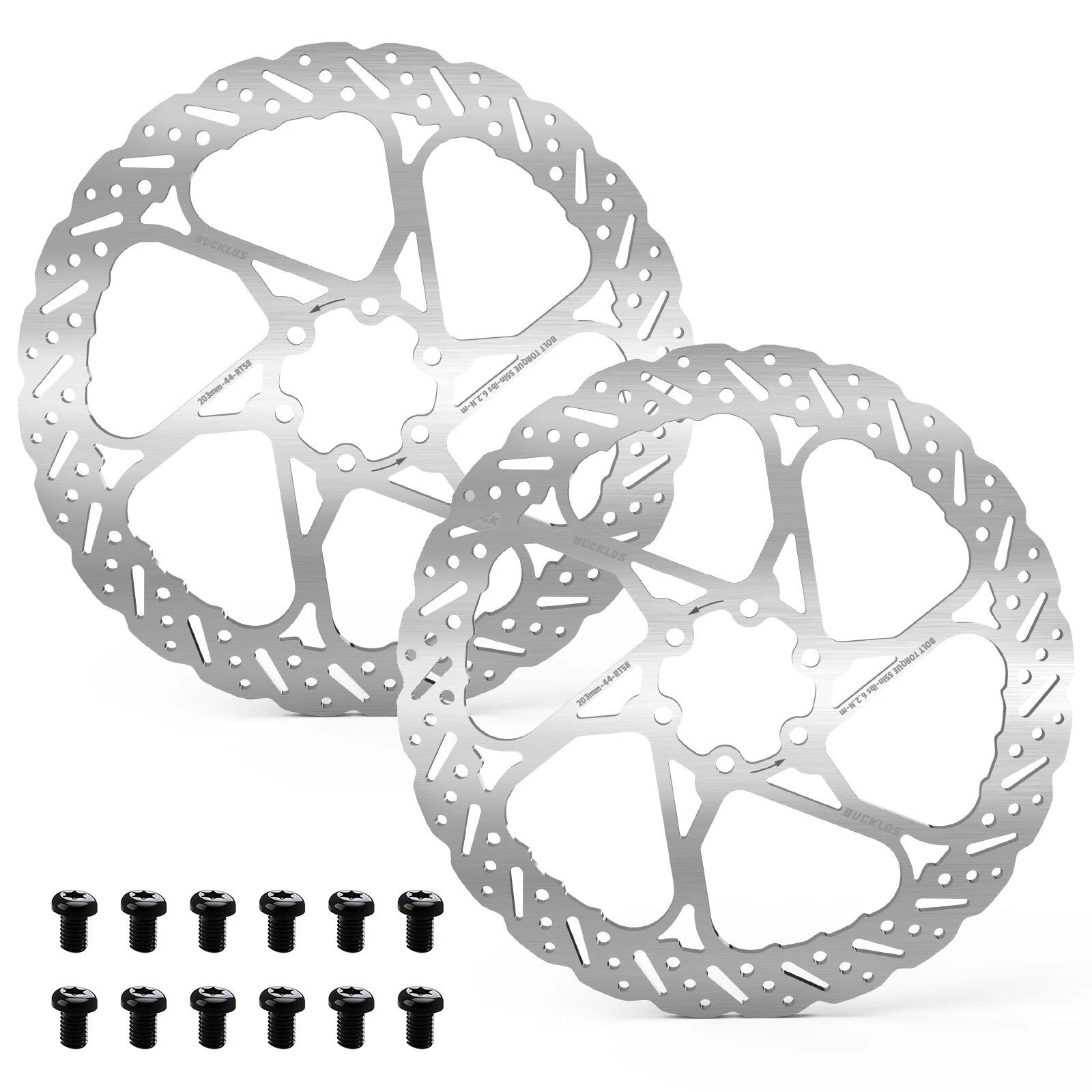 Дисковые роторы BUCKLOS 203 мм, цвет 2PC