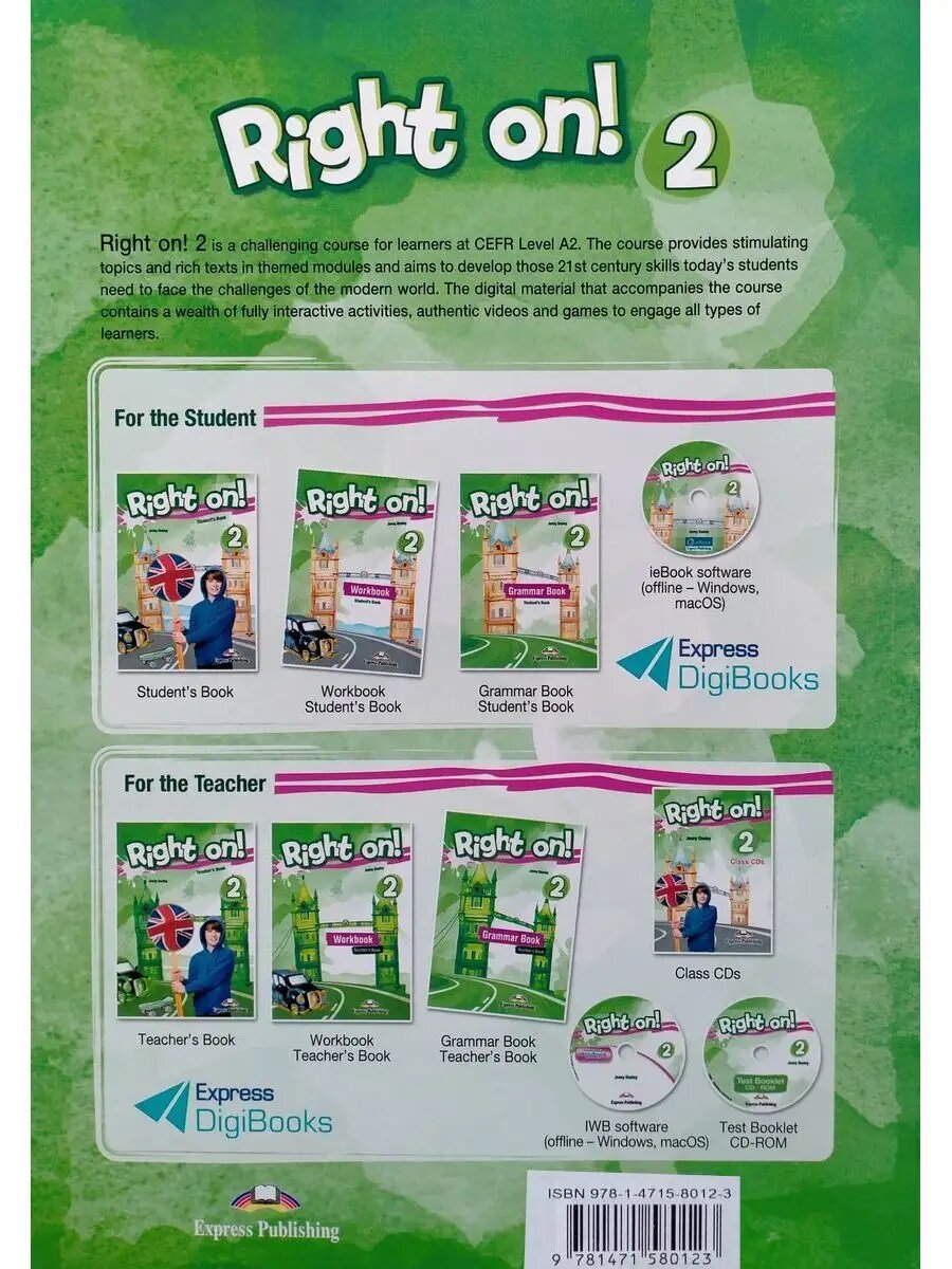 Right On! 2 Student's Book with Digibook | Express Publishing — фото 1