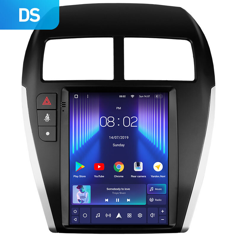 Штатная магнитола Mitsubishi ASX, Outlander Sport, RVR 3 2010-2019 Teyes TPRO 2 DS (Tesla) 9.7" 3/32 RM-1312-29 Android 10 (4G-SIM, DSP, QLed)