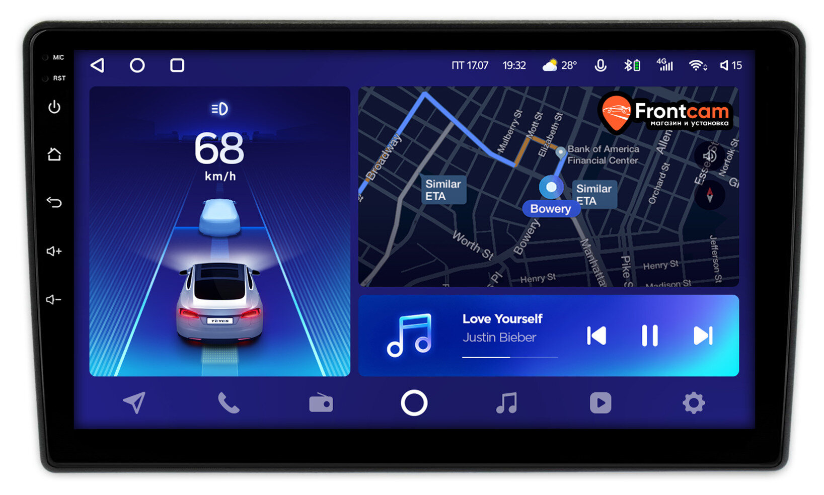 Штатная магнитола Teyes CC2 PLUS 6/128 9" RM-9-1252 Kia Ceed 2006-2010 (любая комплектация), Ceed 2010-2012 (без автоматического климата) Android 10 (