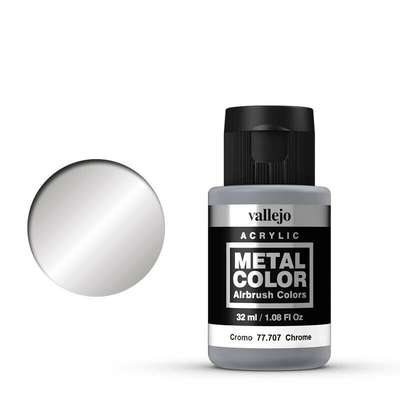 Аксессуар для Warhammer Vallejo Краска Vallejo Metal Color: Chrome 77.707 (32 мл)