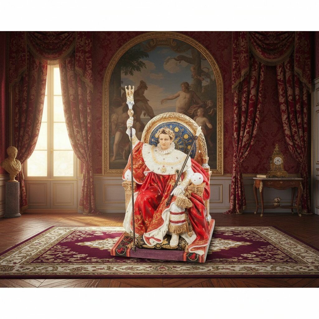 Статуэтка Наполеон на императорском троне (Жан Огюст Доминик Энгр) A2033955