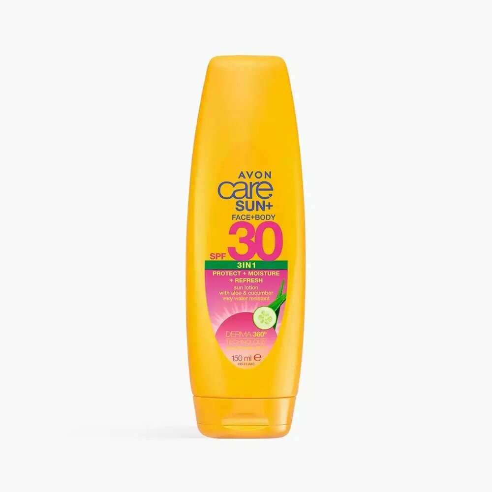 AVON CARE SUN+ Солнцезащитный лосьон для лица и тела SPF 30, 150 мл