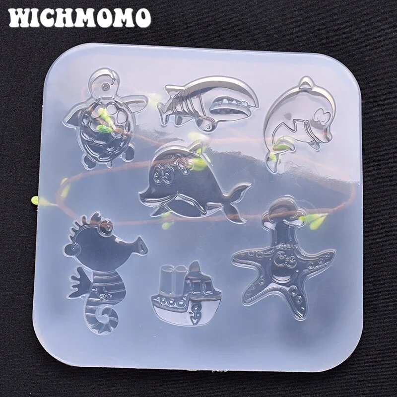 Набор форм для изготовления украшений WICHMOMO из силикона