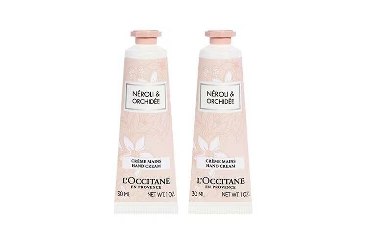 Крем для рук унисекс LOCCITANE Grasse Нероли и Орхидея, ароматный увлажняющий, 30ml*2