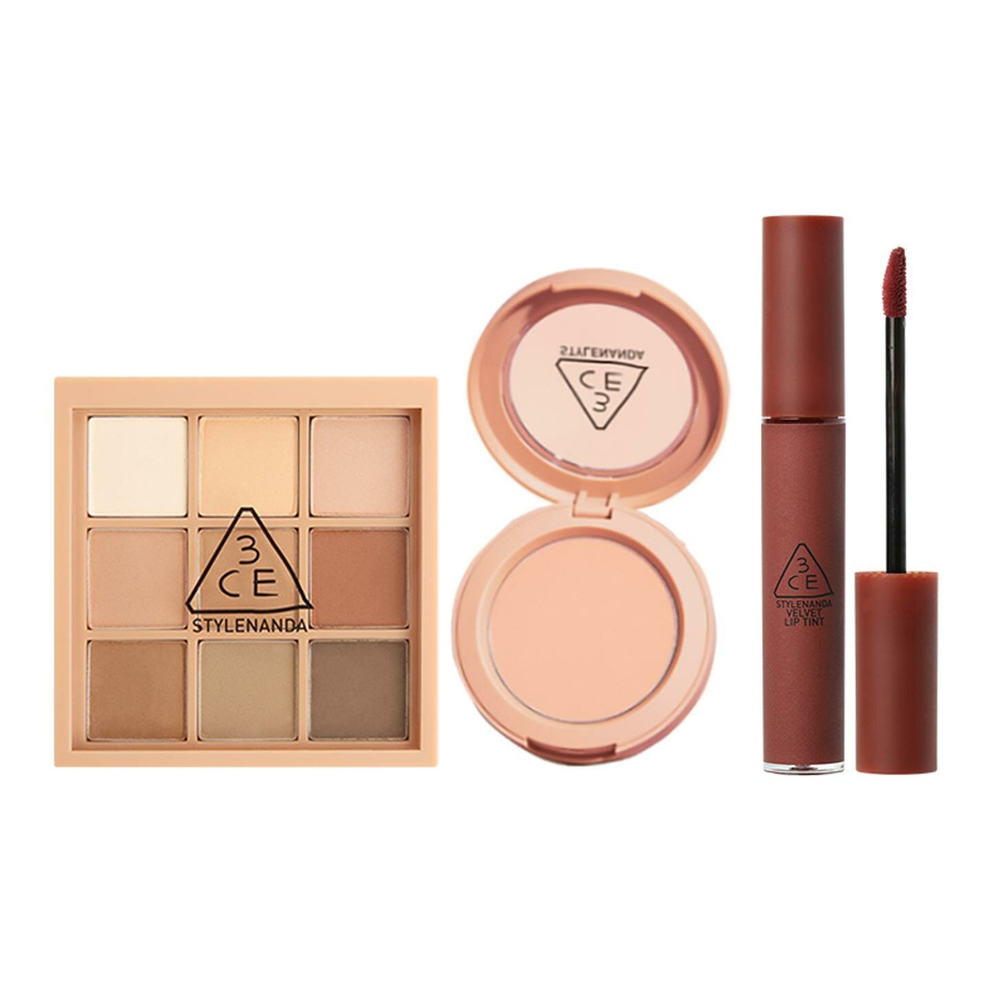 Набор макияжа женский 3CE Champion Velvet Matte Complexion, 3 предмета