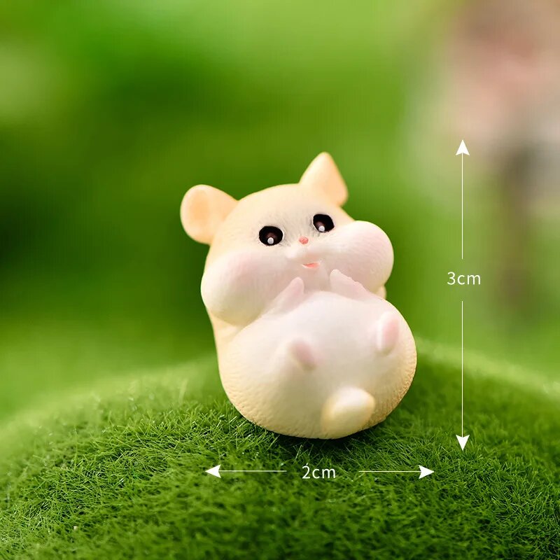 Миниатюрная фигурка хомяка, Цвет: 9