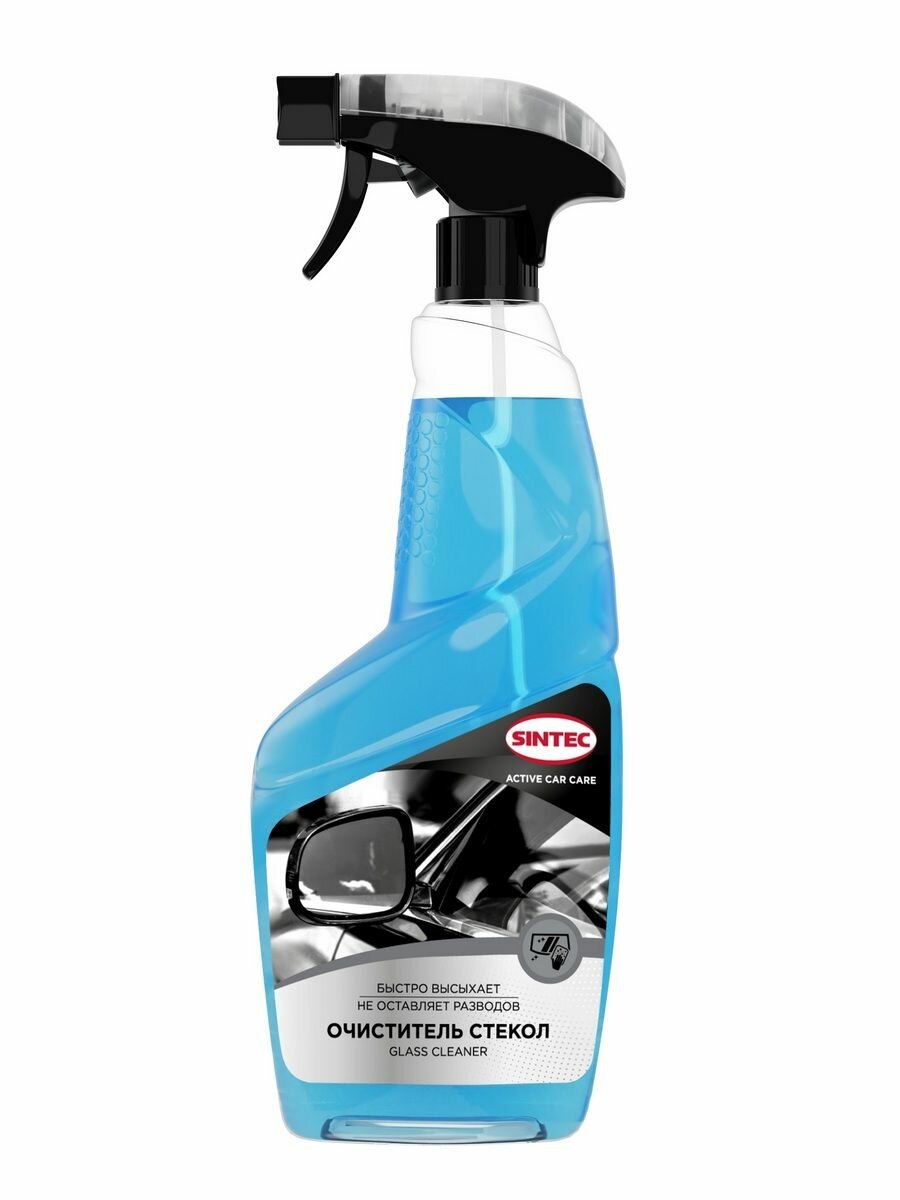 Очиститель стекол Glass Cleaner 550мл (спрей), SINTEC 102777