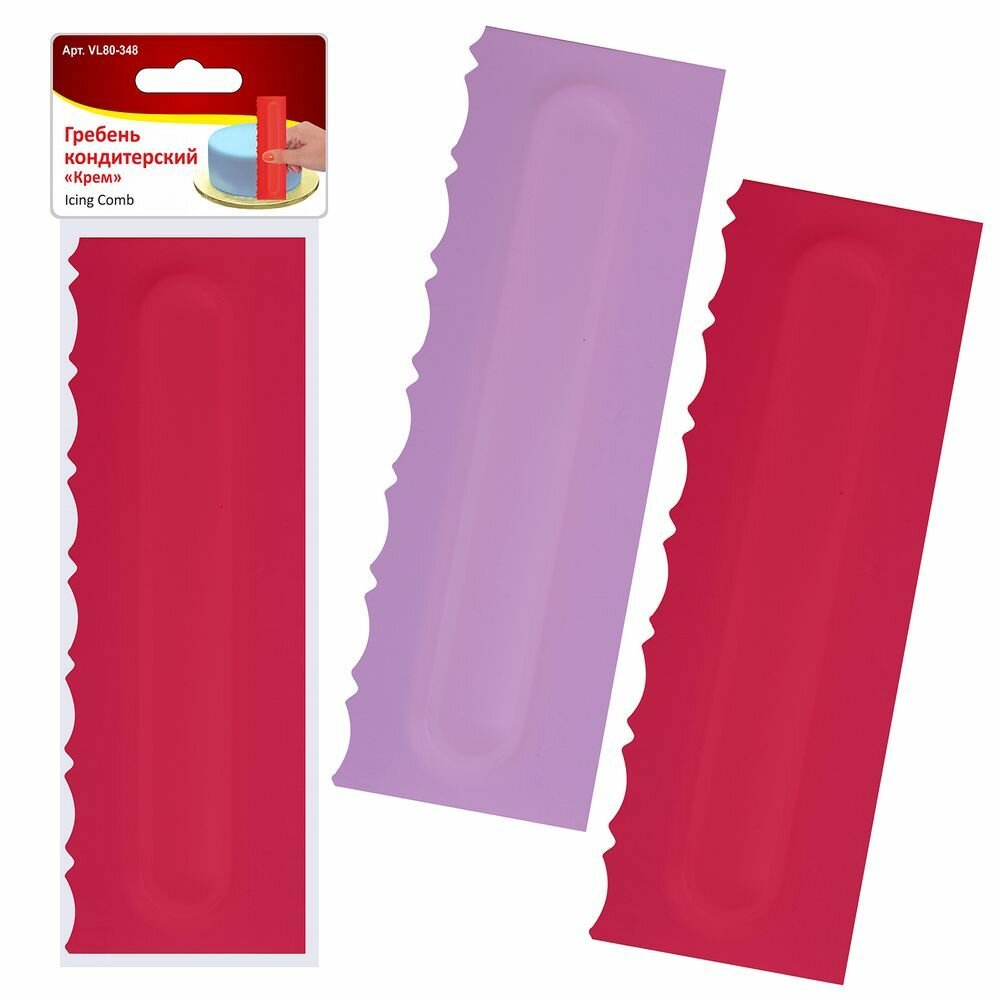 Шпатель кондитерский для крема, мастики, глазури "Крем", дизайн 1, 22.4х7.3х1 см