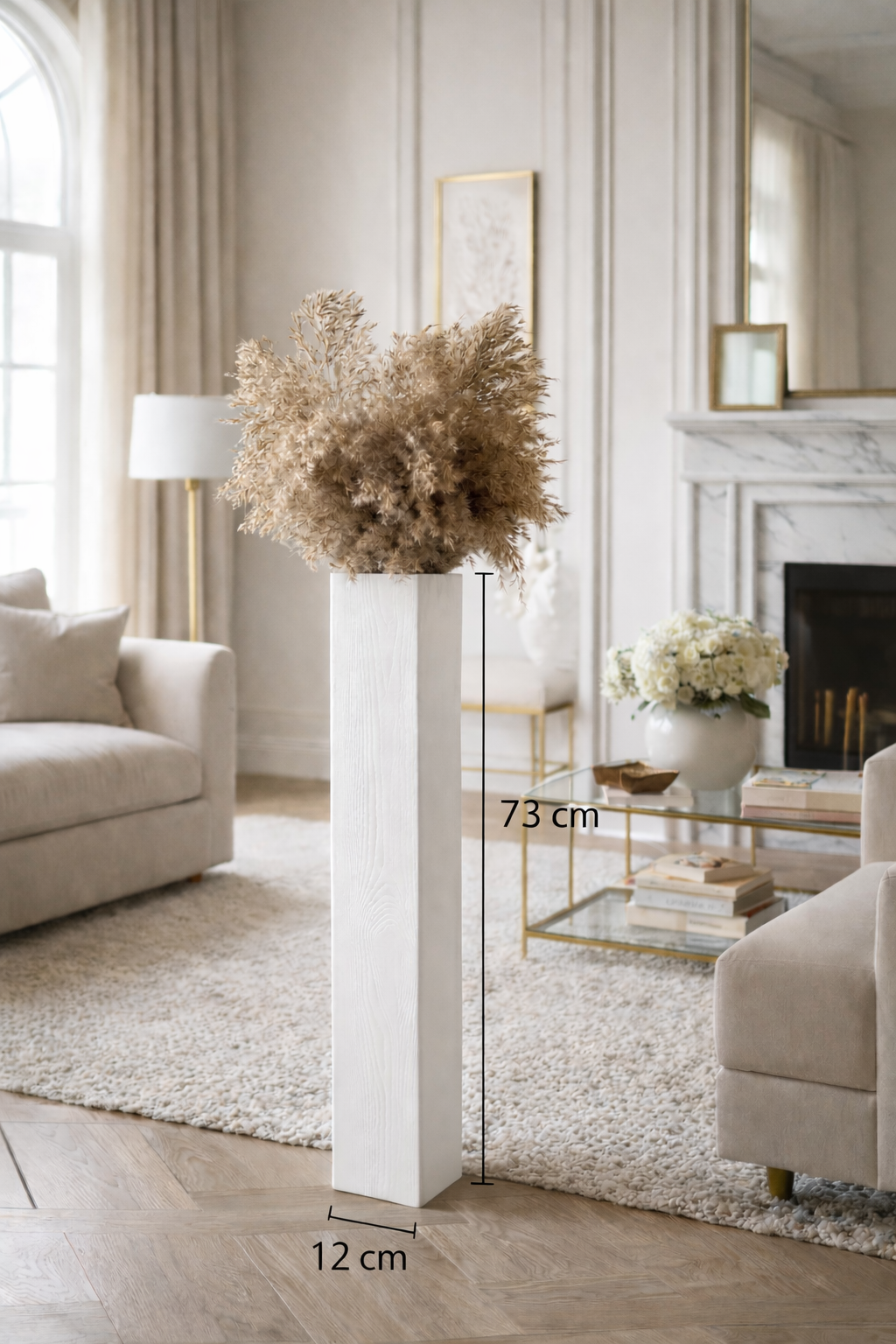 Высокая напольная ваза 70 см