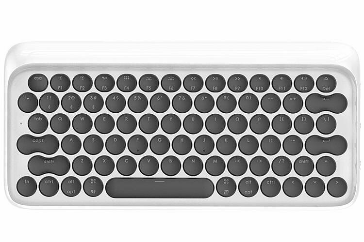 Механическая клавиатура унисекс LOFREE Dot Round, белая, Bluetooth/проводная, 79 клавиш