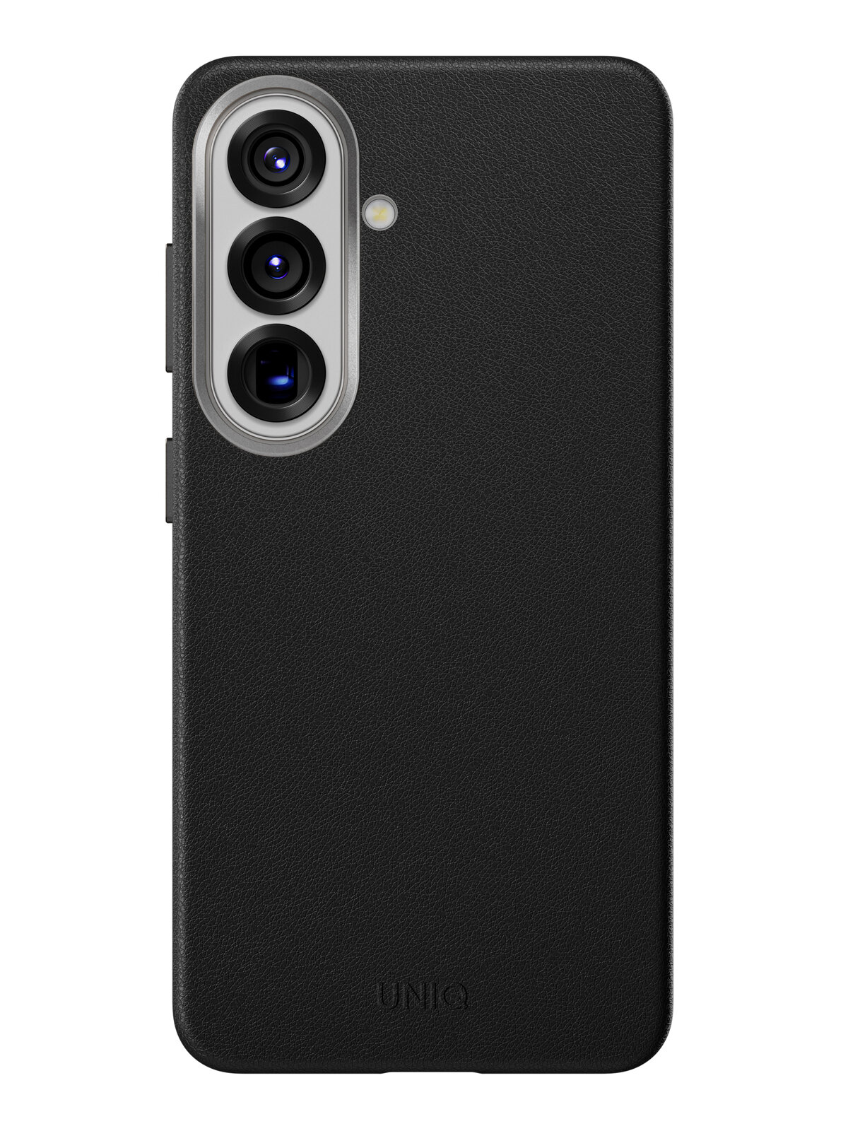 Чехол Uniq на Samsung Galaxy S26, Lyden из премиальной экокожи, с магнитами MagSafe, черный