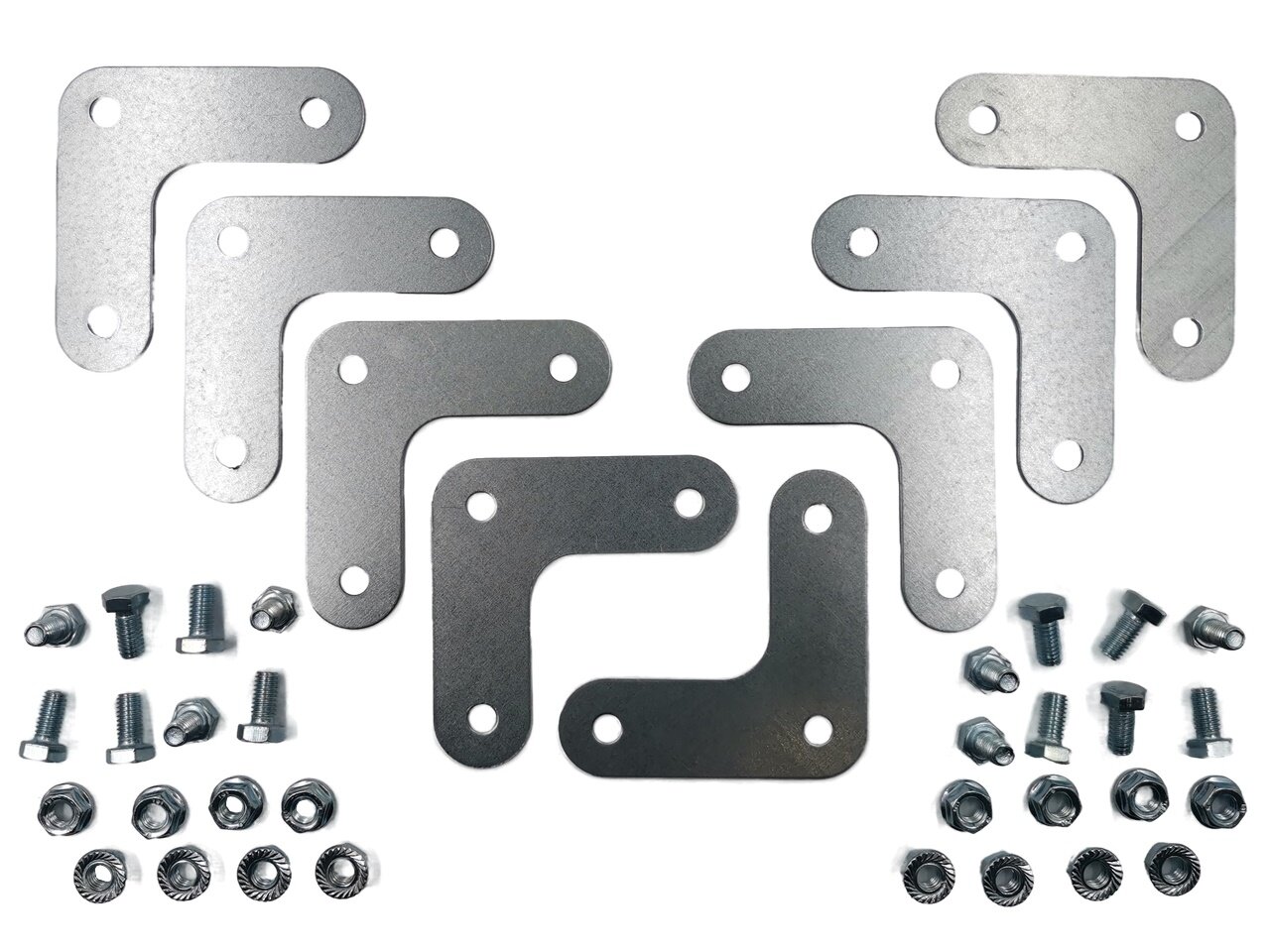 Комплект усиливающих уголков MS (8 углов, 16 болтов, 16 гаек)
