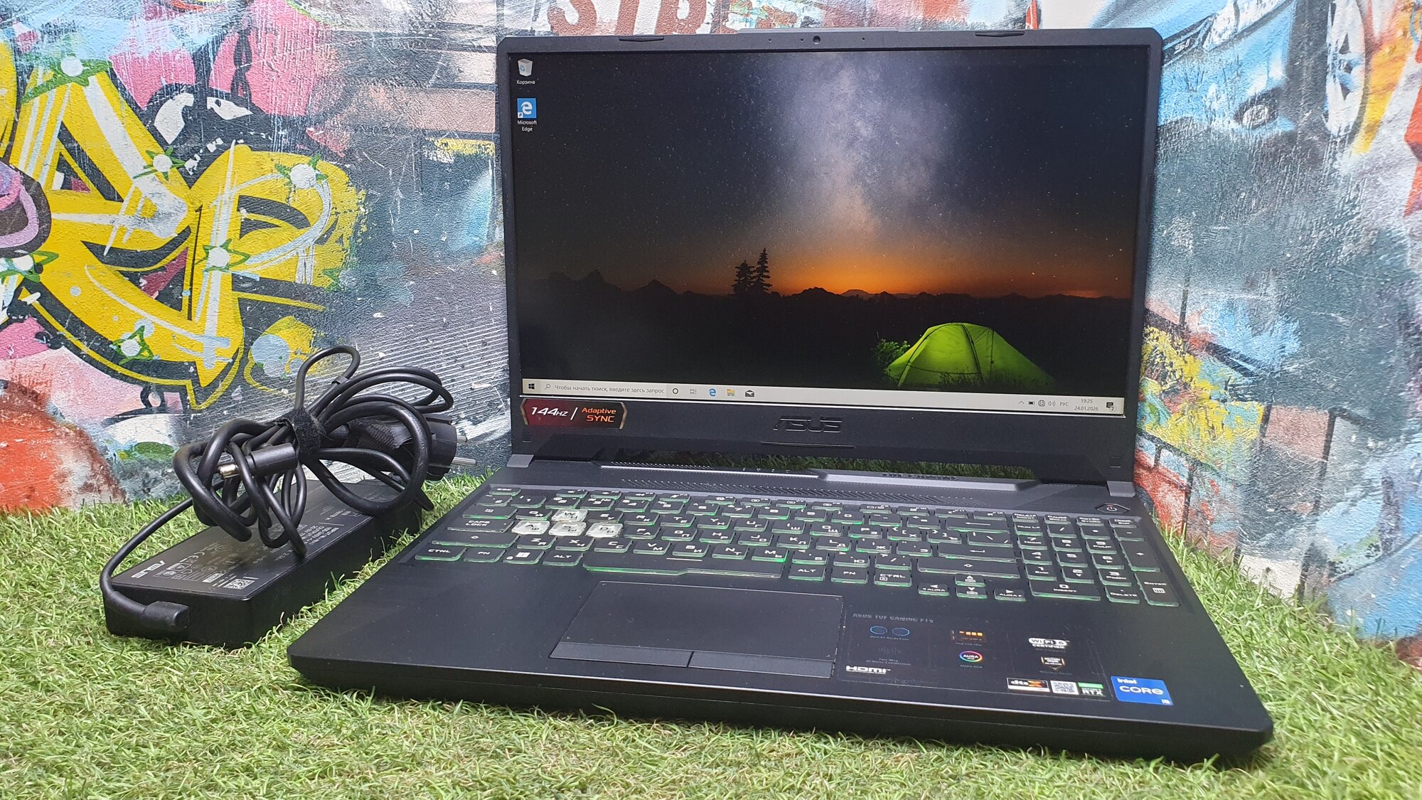 Игровой ASUS i5-11/8Gb/RTX 3050 4Gb/FHD/144Hz/TUF Gaming F15 FX506HC-HN377W/Windows 10