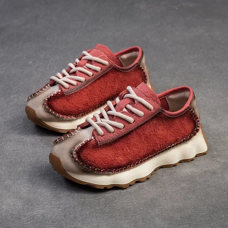 Замшевые кроссовки Careaymade, red, 38