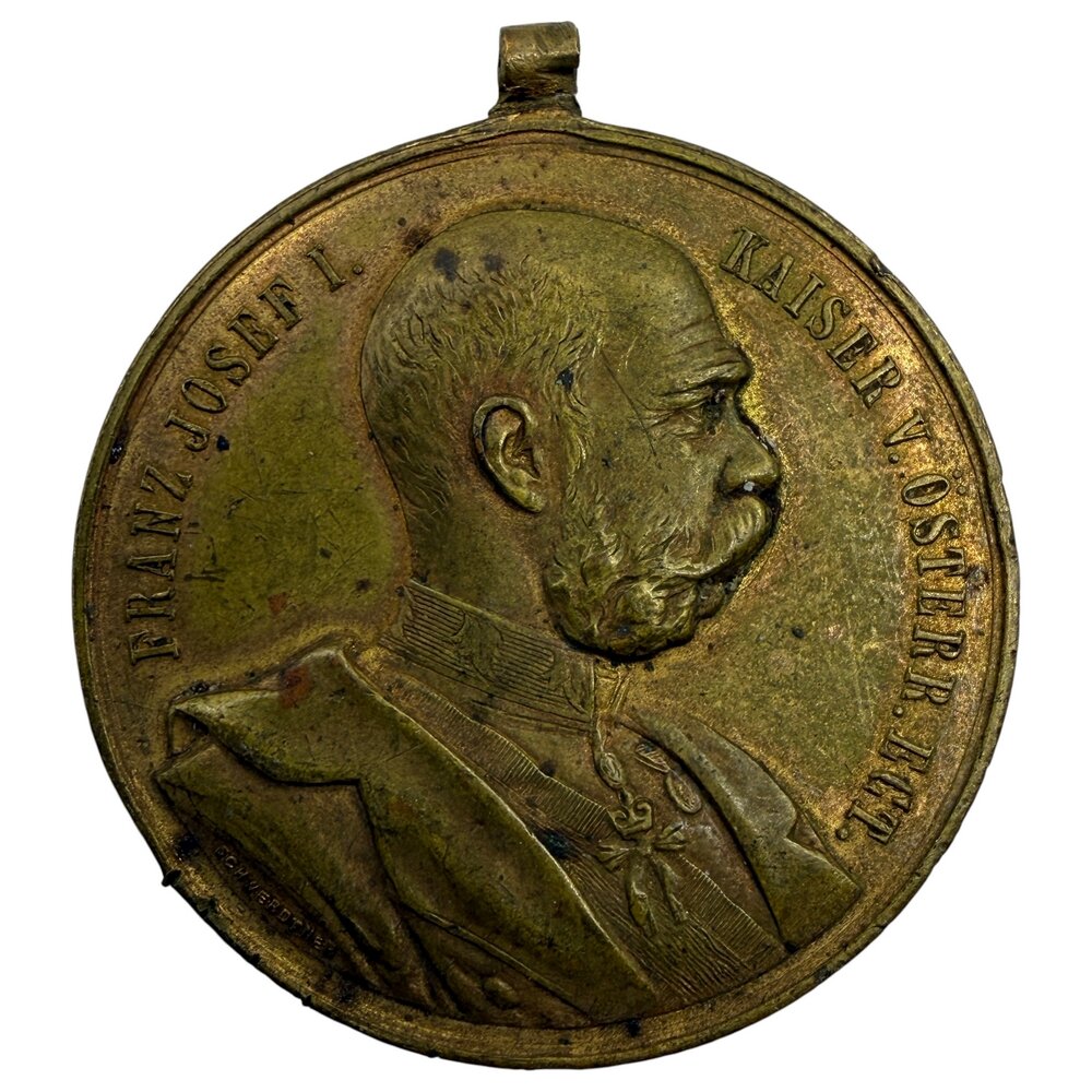 Австро-Венгрия, медаль "70 лет Франца-Иосифа" 1900 г. (без ленты)