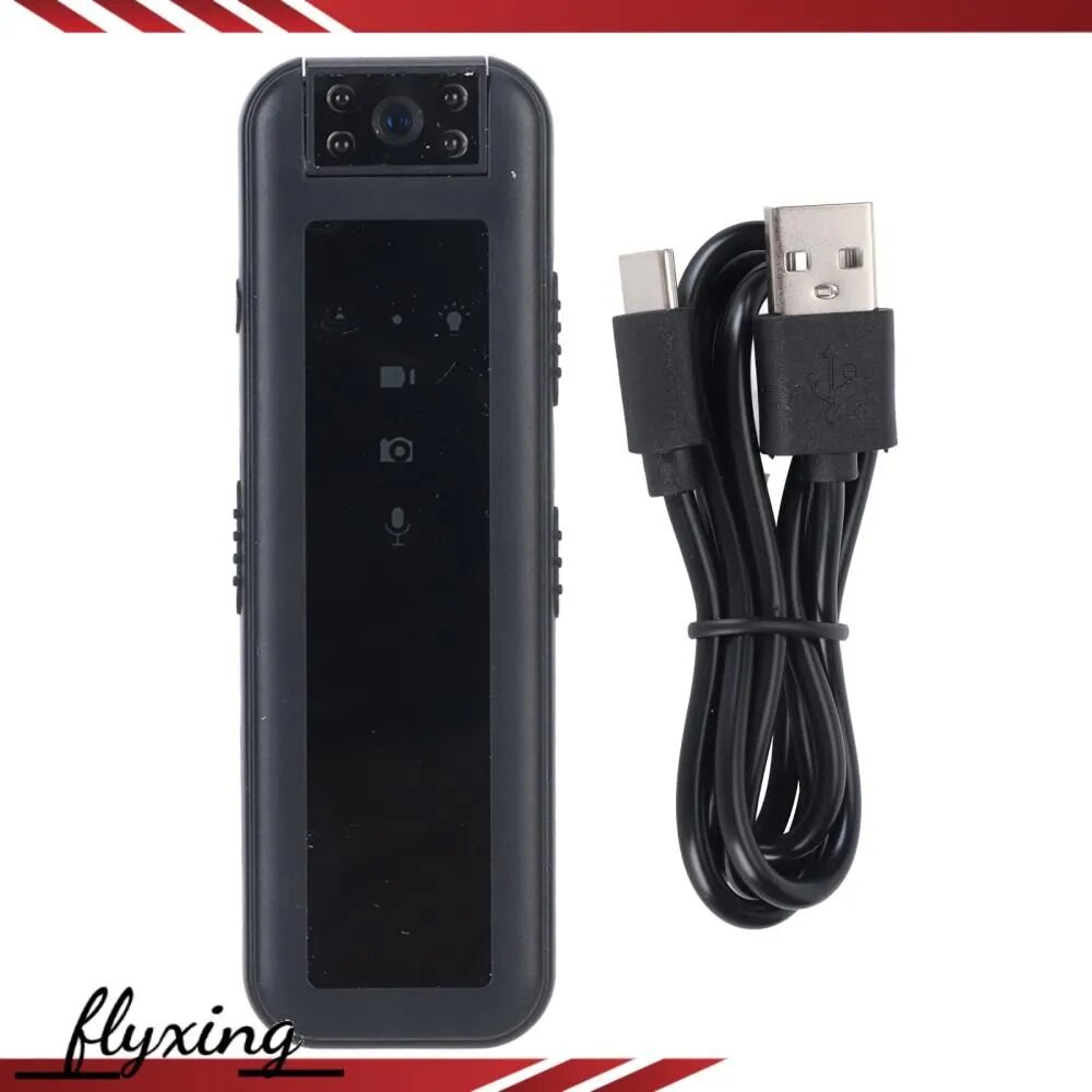 Мини-видеорегистратор, портативный, HD, для лекций и встреч с кабелем USB